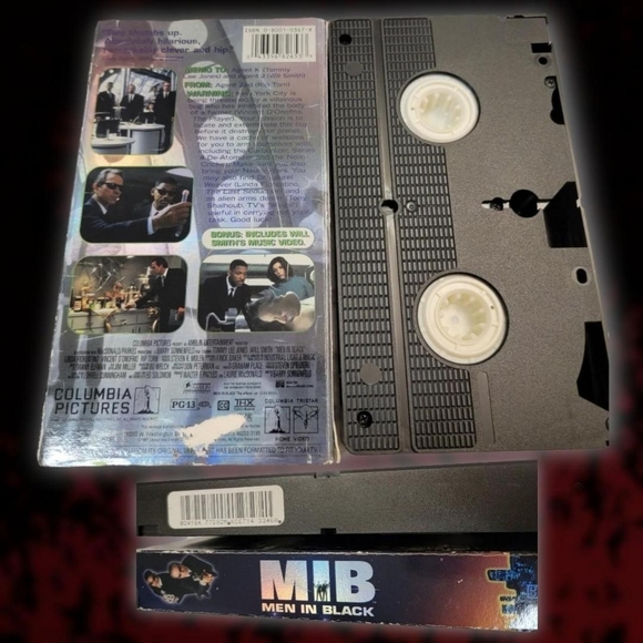 Media | Men In Black Vhs Tape Holographic Mib | Poshmark